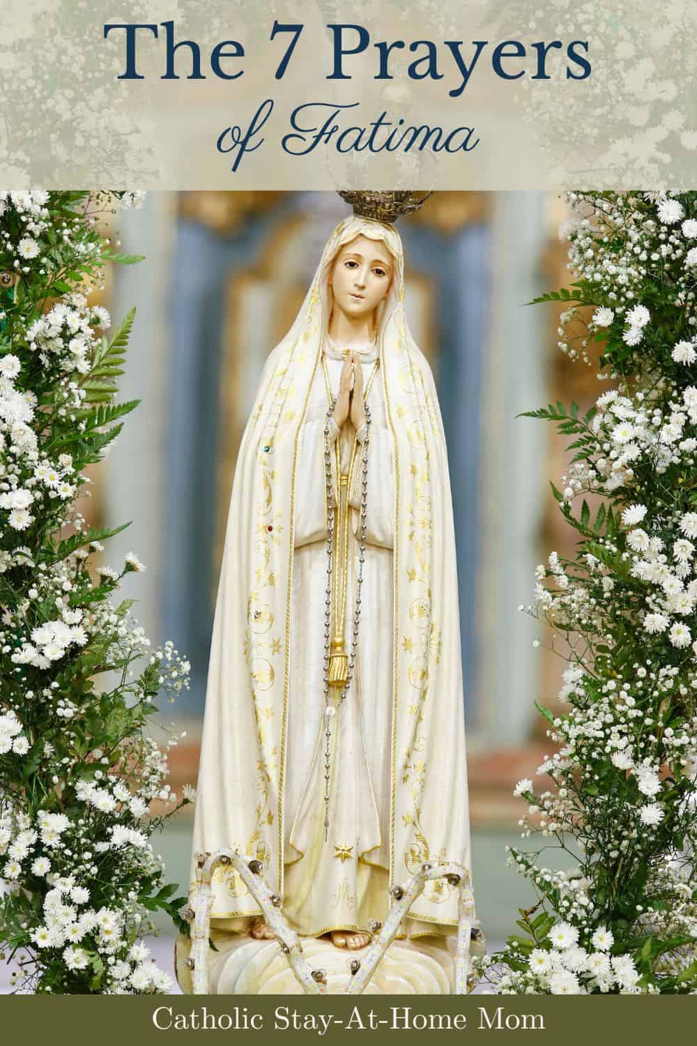 The 7 Fatima Prayers - Catholic Stay-At-Home Mom